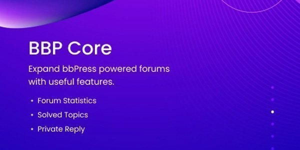 BBP Core Pro - Enhance your bbPress Forum – DDgpl.com