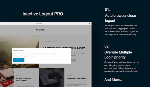 Inactive Logout Pro – DDgpl.com